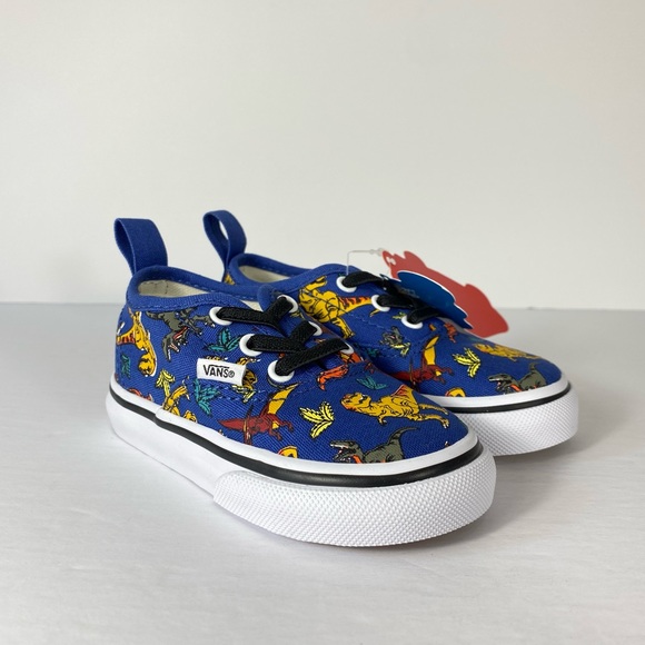 Vans | Shoes | Vans Authentic Elastic Dinosaur Sneakers | Poshmark